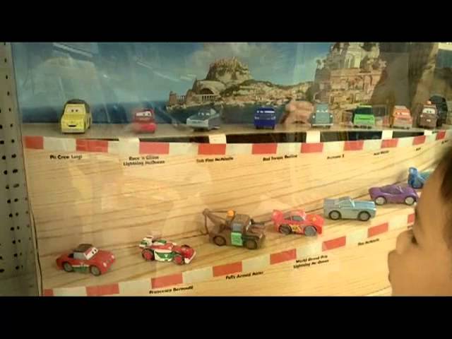 Cars 2 Wood Collection Car Showcase | That Helpful Dad
